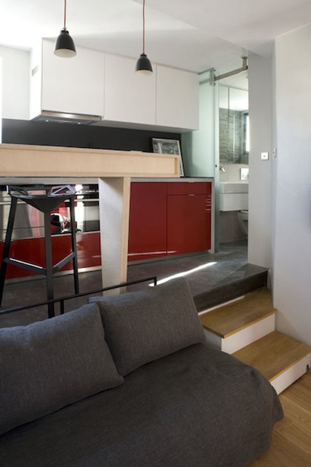 130 Sq Ft Paris Apartment — Shoebox Dwelling | Finding comfort, style ...