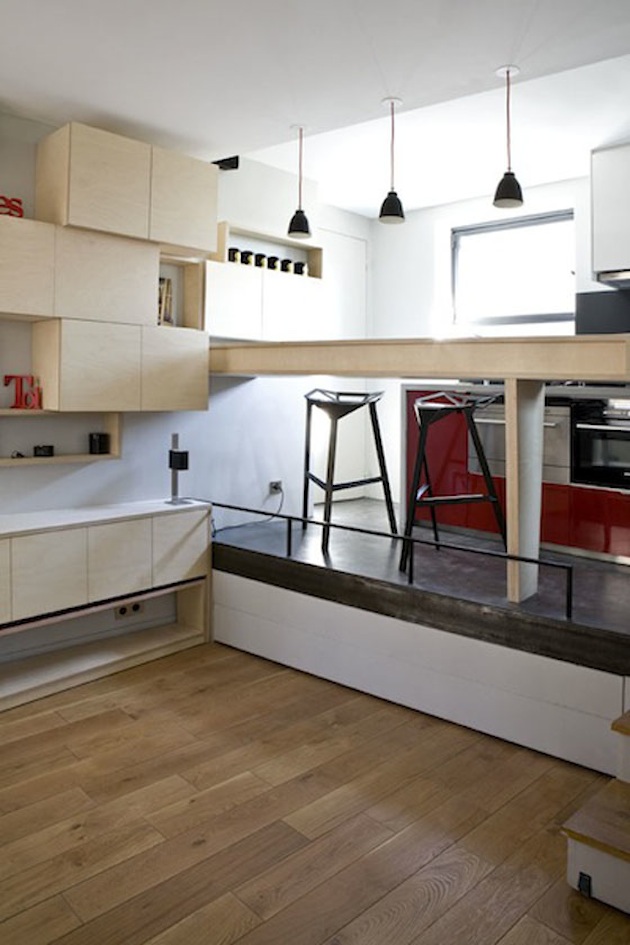 130 Sq Ft Paris Apartment — Shoebox Dwelling | Finding comfort, style ...